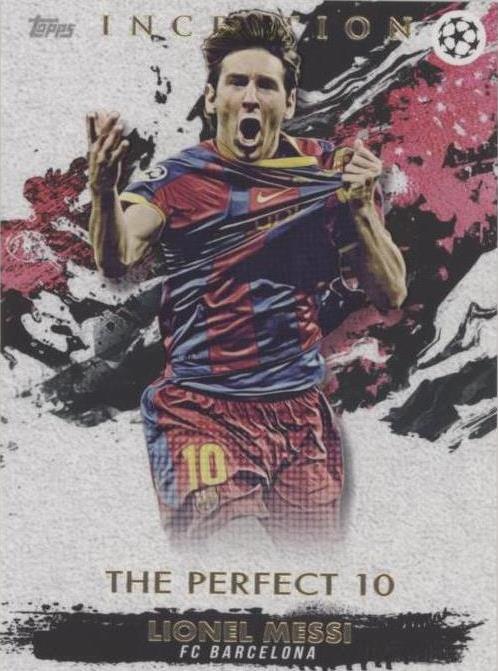 2020-21 Topps Inception UCL - The Perfect 10 Lionel Messi for sale ...