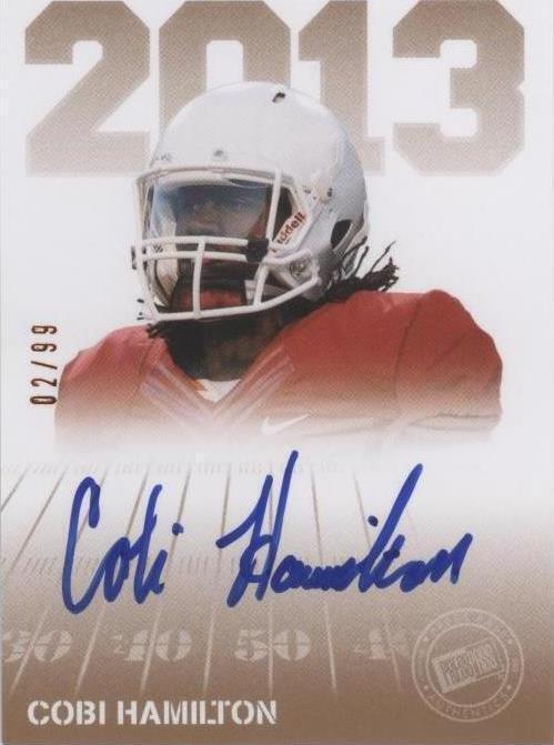 2013 Press Pass - Press Pass Signings Cobi Hamilton #PPS-CH Bronze /99 ...