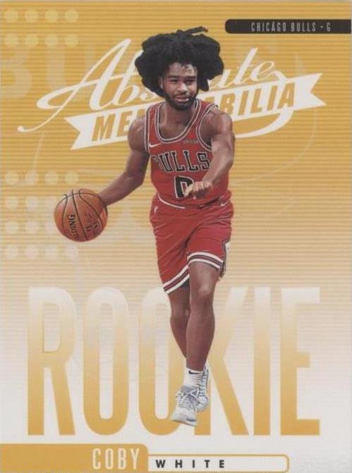 2019-20 Panini Absolute Memorabilia - Rookies Yellow Coby White #6 (RC ...