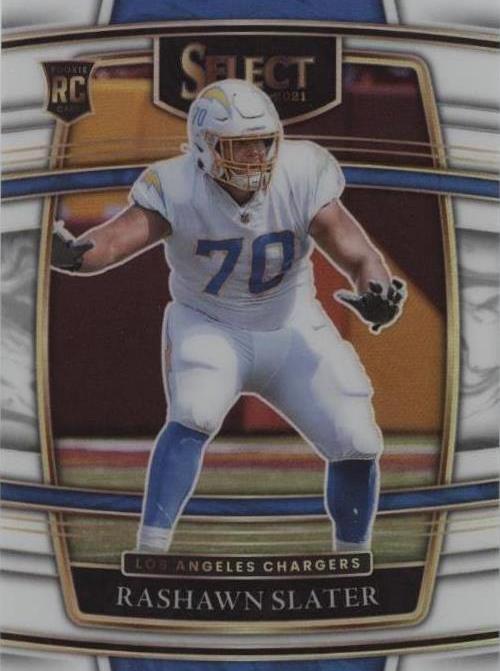 2021 Panini Select - Concourse Rashawn Slater #86 White Prizm /35 (RC ...