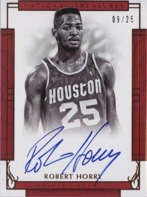 2016-17 Panini National Treasures - Signatures Bronze #29 Robert Horry ...