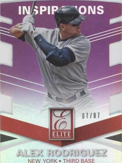 2015 Panini Elite - Inspirations Die-Cut #164 Alex Rodriguez /87 for ...