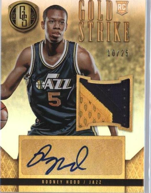 2014-15 Panini Gold Standard - Gold Strike Prime #21 Rodney Hood /25 ...