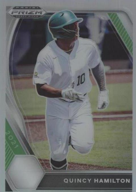 2021 Panini Prizm Draft Picks - Quincy Hamilton #PDP148 Silver Prizm ...