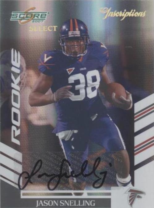 2007 Score Select - Rookie Inscriptions #399 Jason Snelling /50 (AU, RC ...