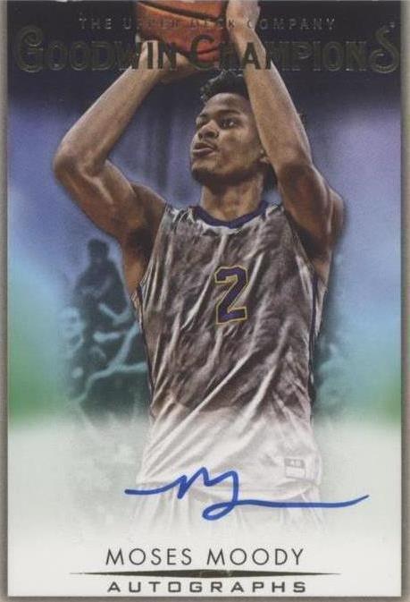 2021 Upper Deck Goodwin Champions - Autographs Moses Moody #A-DY (AU ...