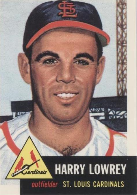 1991 Topps Archives The Ultimate 1953 Set - Harry 'Peanuts' Lowrey #16 ...