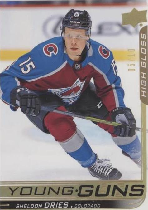 2018-19 Upper Deck - Young Guns High Gloss #240 Sheldon Dries /10 (RC ...