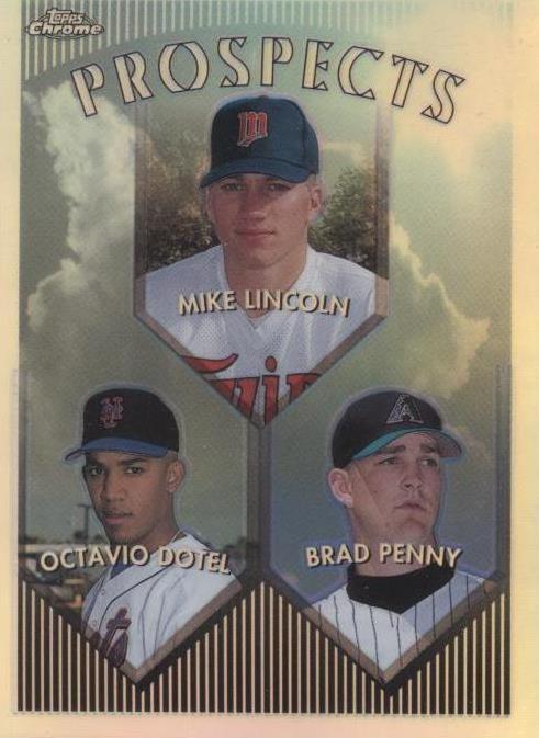 1999 Topps Chrome - Prospects Refractor #211 Brad Penny, Octavio Dotel ...