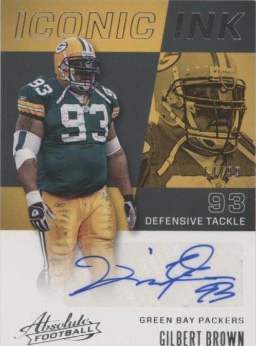 2017 Panini Absolute - Iconic Ink Gilbert Brown #II-GB /99 (AU) for ...