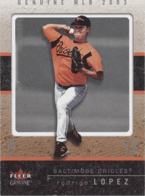 2003 Fleer Genuine - #52 Rodrigo Lopez for sale online | eBay