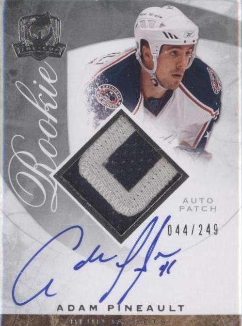 2008-09 Upper Deck The Cup - Adam Pineault #93 /249 (AU, MEM, RC) for ...