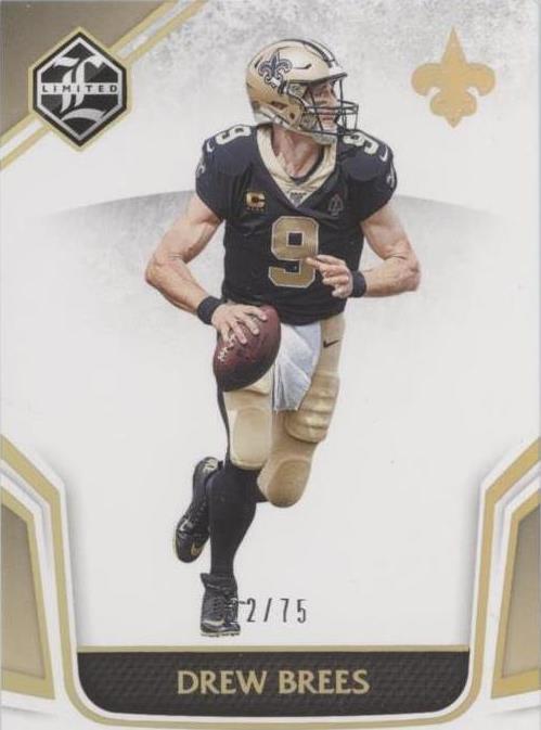 2019 Panini Limited - Gold Spotlight #78 Drew Brees /75 for sale online ...