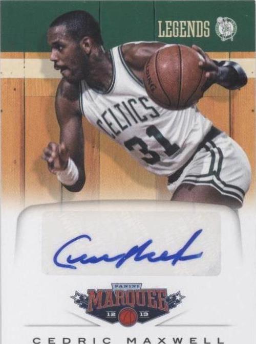 2012-13 Panini Marquee - Legends Signatures Cedric Maxwell #16 (AU) for ...