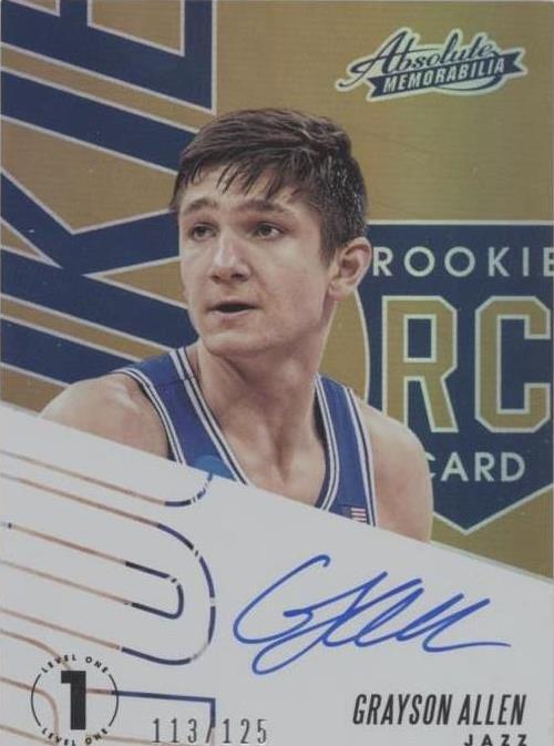 2018-19 Panini Absolute Memorabilia - Rookie Autographs #RA-GAL Grayson ...