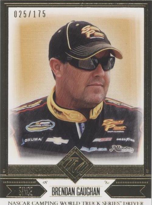 2014 Press Pass Total Memorabilia - Gold #43 Brendan Gaughan /175 for ...