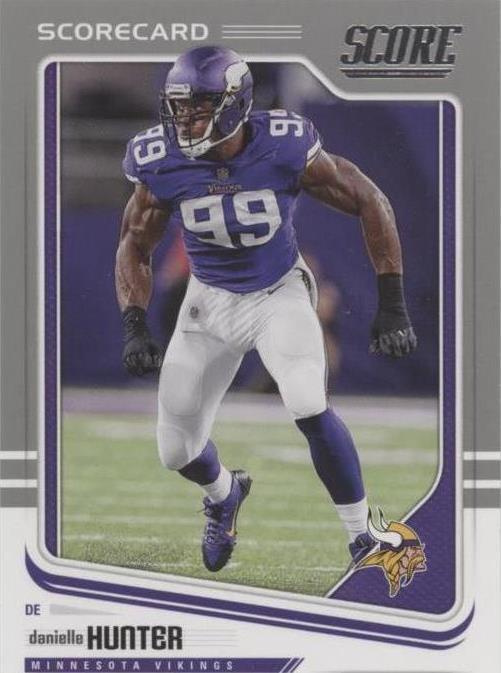 2018 Score - Scorecard #202 Danielle Hunter for sale online | eBay