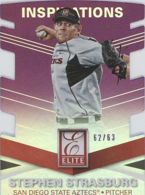 2015 Panini Elite - Inspirations Die-Cut #190 Stephen Strasburg /63 for ...