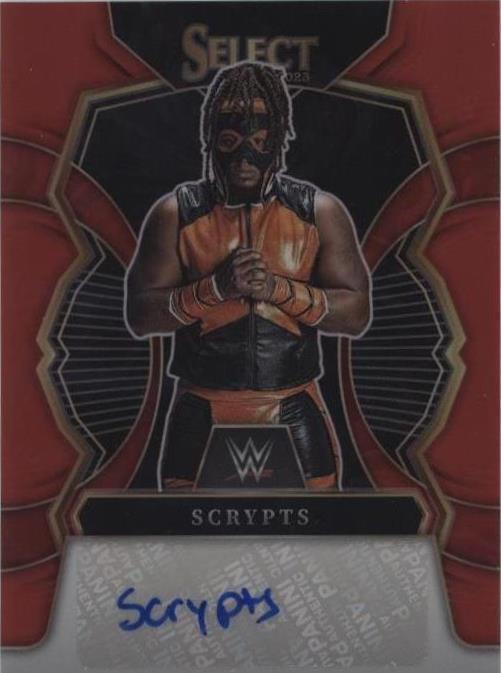 2023 Panini Select WWE - Signatures Scrypts #SG-SCR Red Prizm /60 (AU ...