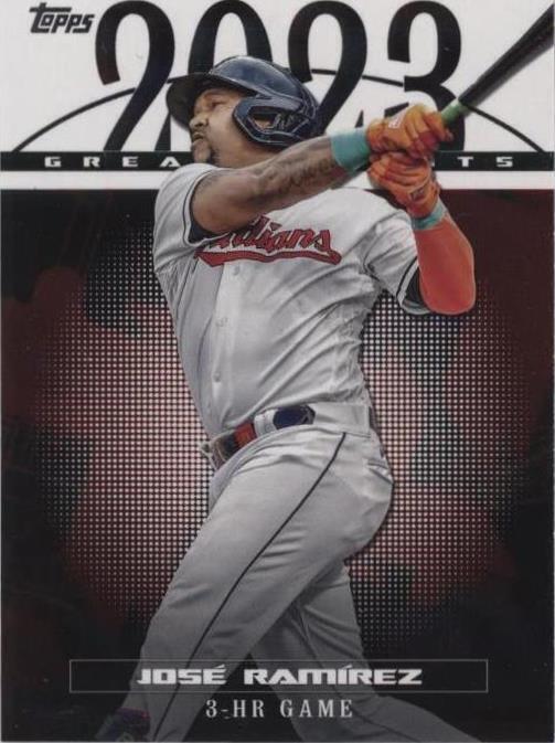 2024 Topps Series 1 - Jose Ramirez #23GH-4 for sale | eBay