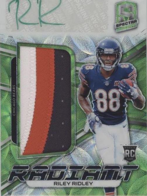 2019 Panini Spectra - Radiant Rookie Patch Signatures Riley Ridley # ...