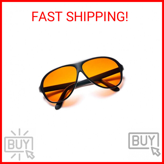 BluBlocker, Black Original Aviator Sunglasses with Scratch Resistant ...