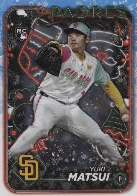 2024 Topps Holiday - Holiday Variation Yuki Matsui #H191 (RC) for sale ...