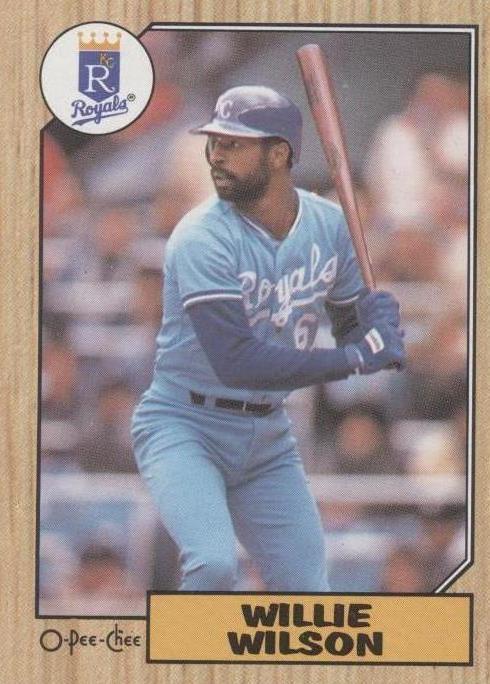 1987 O-Pee-Chee - Willie Wilson #367 for sale online | eBay