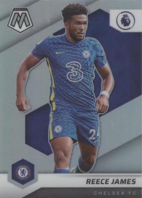 2021-22 Panini Mosaic Premier League - Reece James #7 Silver Prizm for ...