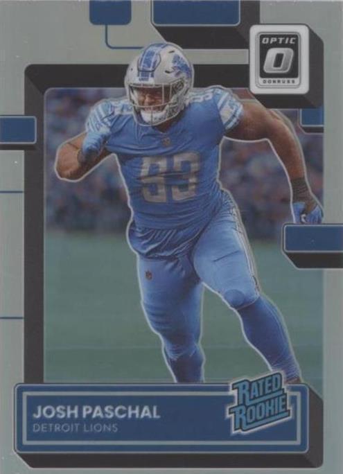 2022 Panini Donruss Optic - Rated Rookie Josh Paschal #267 Holo Prizm ...
