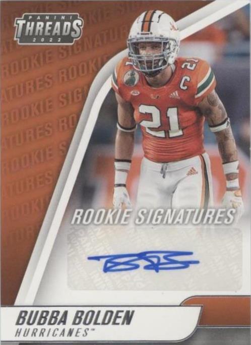 2022 Panini Chronicles Draft Picks - Threads Rookie Signatures Bubba ...
