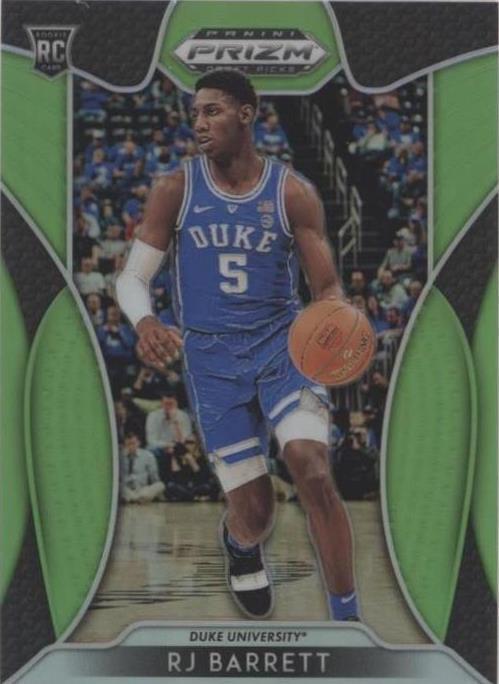 2019-20 Panini Prizm Draft Picks - RJ Barrett #66 Neon Green Prizm /125 ...
