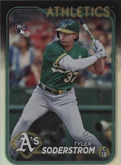 2024 Topps Series 1 - Rainbow Foil #244 Tyler Soderstrom (RC) for sale ...
