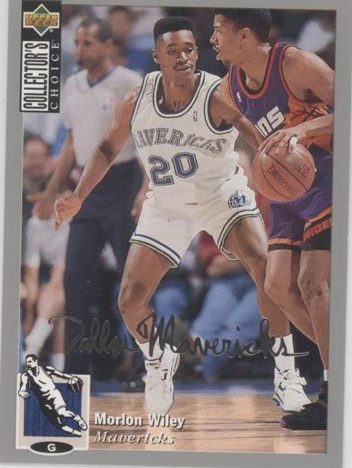 1994-95 Upper Deck Collector's Choice - Morlon Wiley #364 Silver Foil ...