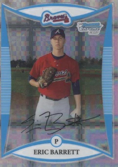 2008 Bowman Chrome - Prospects X-Fractor #BCP144 Eric Barrett /250 (RC) for sale online | eBay