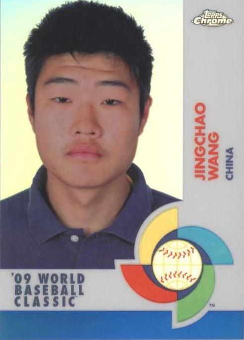 2009 Topps Chrome - World Baseball Classic Blue Refractor #W69 Jing-Chao Wang /199 (RC) for sale ...