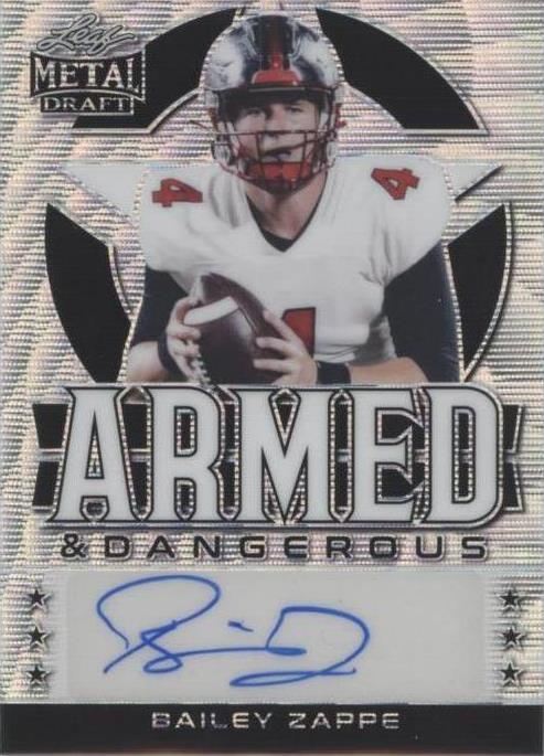 2022 Leaf Metal Draft - Armed & Dangerous Silver Wave #AD-BZ1 Bailey ...