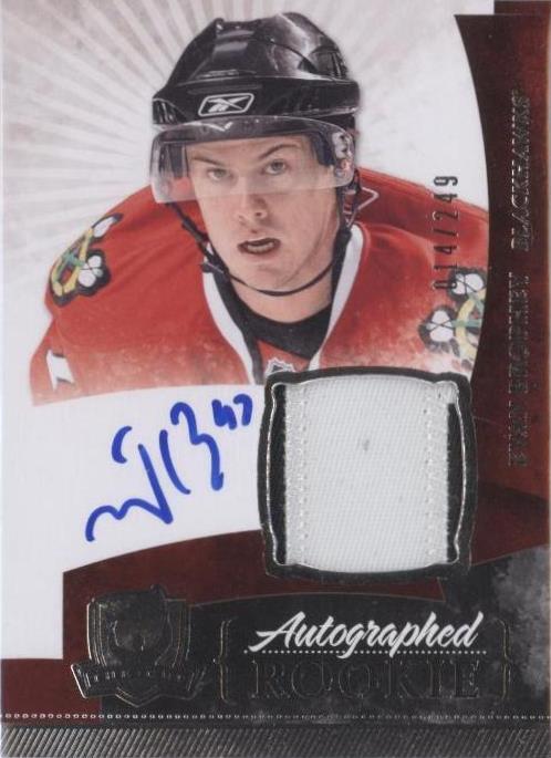 2010-11 Upper Deck The Cup - Rookie Patch Autograph #136 Evan Brophey ...