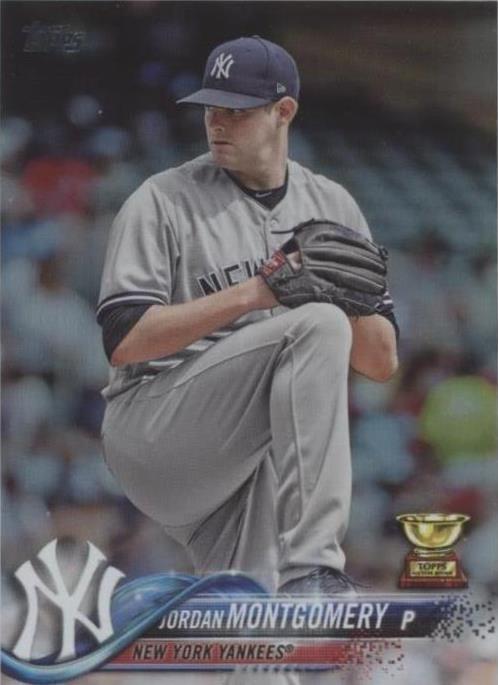 2018 Topps - Jordan Montgomery #427 Rainbow Foil for sale online | eBay