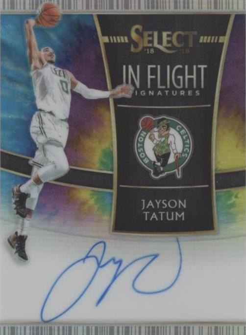 2018-19 Panini Select - In Flight Signatures Jayson Tatum #IF-JTT Tie ...