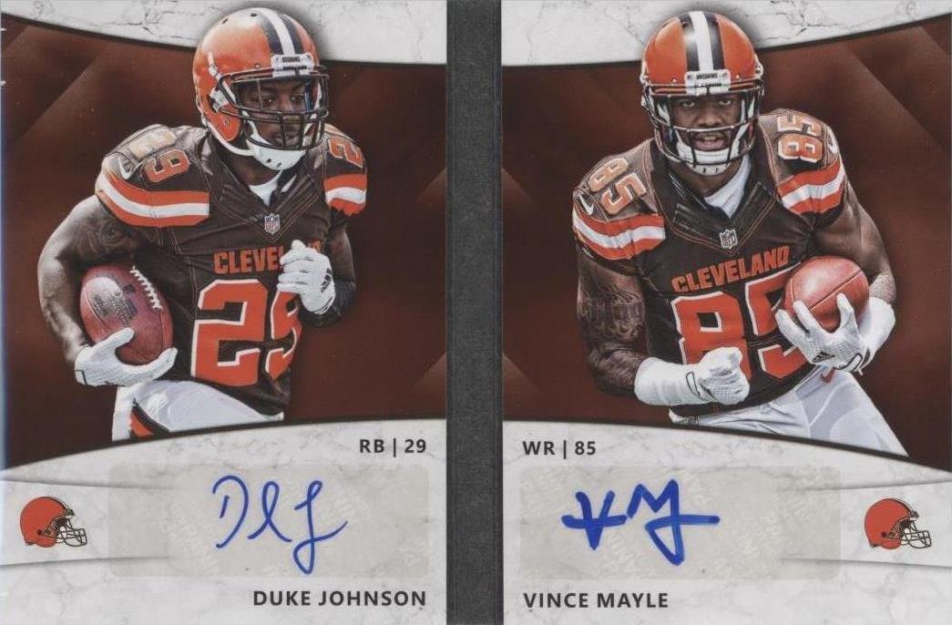 2015 Panini Donruss Signature Series - Signature Booklets Dual Duke ...