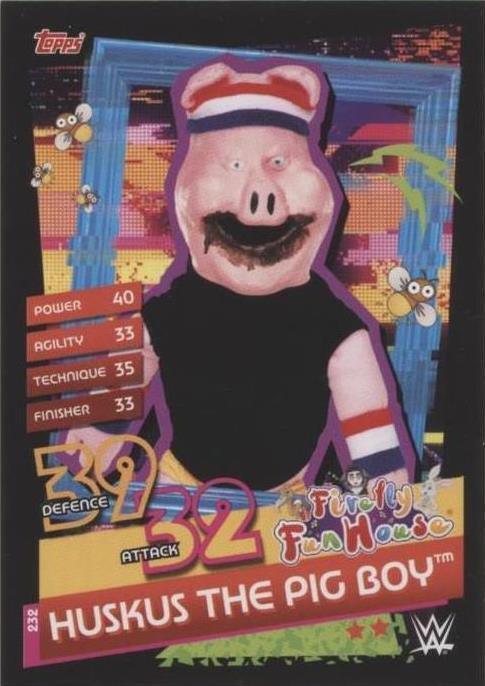 2020 Topps WWE Slam Attax Reloaded - Huskus The Pig Boy #232 for sale ...