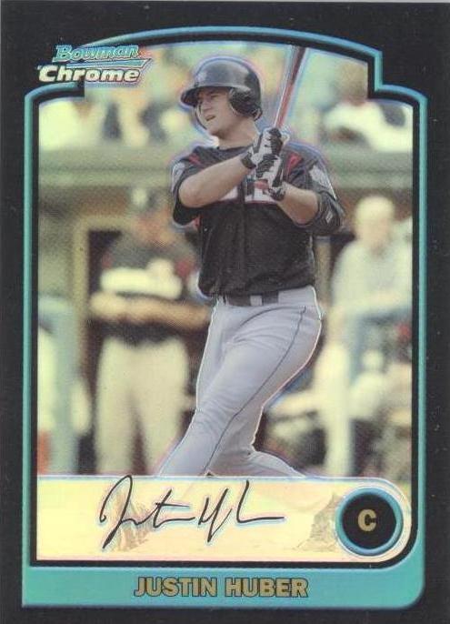 2003 Bowman Draft Picks & Prospects - Justin Huber #BDP139 Chrome ...