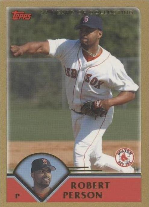 2003 Topps Traded & Rookies - Robert Person #T30 Gold /2003 for sale ...