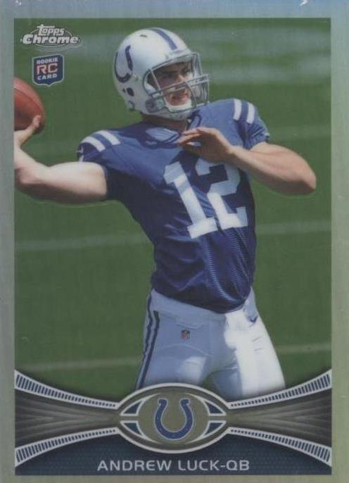 2012 Topps Chrome - Andrew Luck #1 Refractor (RC) for sale online | eBay