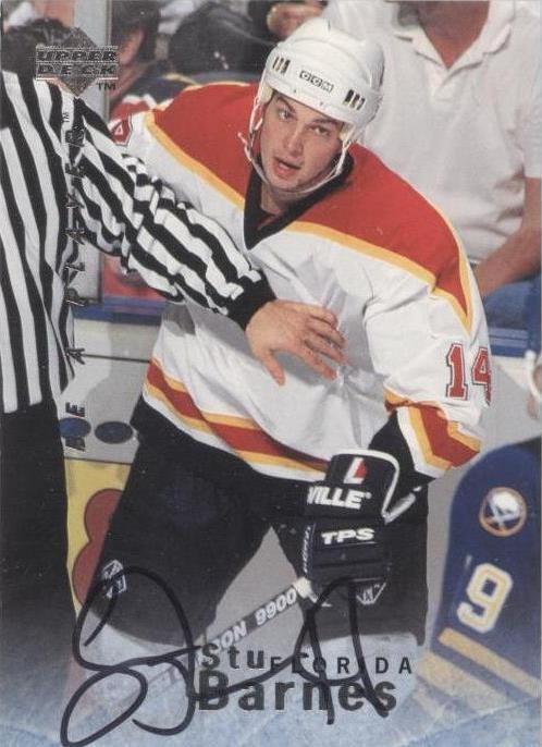 1995-96 Upper Deck Be a Player - Autographs #S127 Stu Barnes (AU) for ...