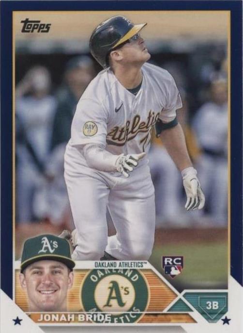 2023 Topps Series 1 - Jonah Bride #95 Royal Blue (RC) for sale online ...