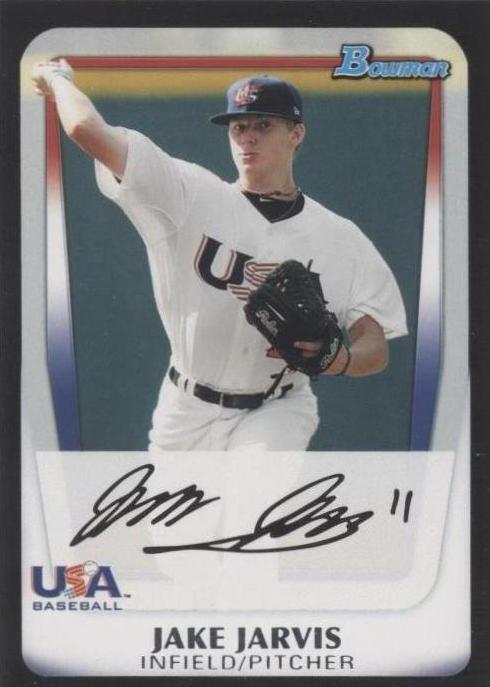 2011 Bowman Draft Picks & Prospects - Prospects Jake Jarvis #BDPP99 (RC ...