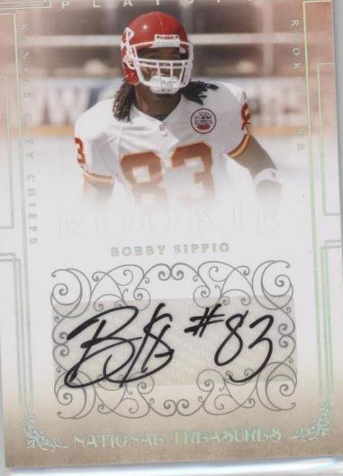 2007 Playoff National Treasures - Rookie Signatures Non RPS Bobby Sippio #163 /299 (AU, RC) for ...