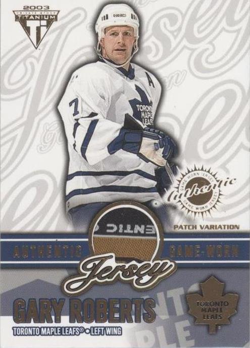 2002-03 Pacific Private Stock Titanium - Authentic Game-Worn Jerseys ...